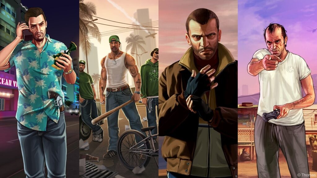 All GTA Games in Order: release and story timeline