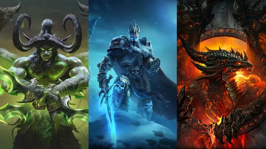All World of Warcraft expansions in order